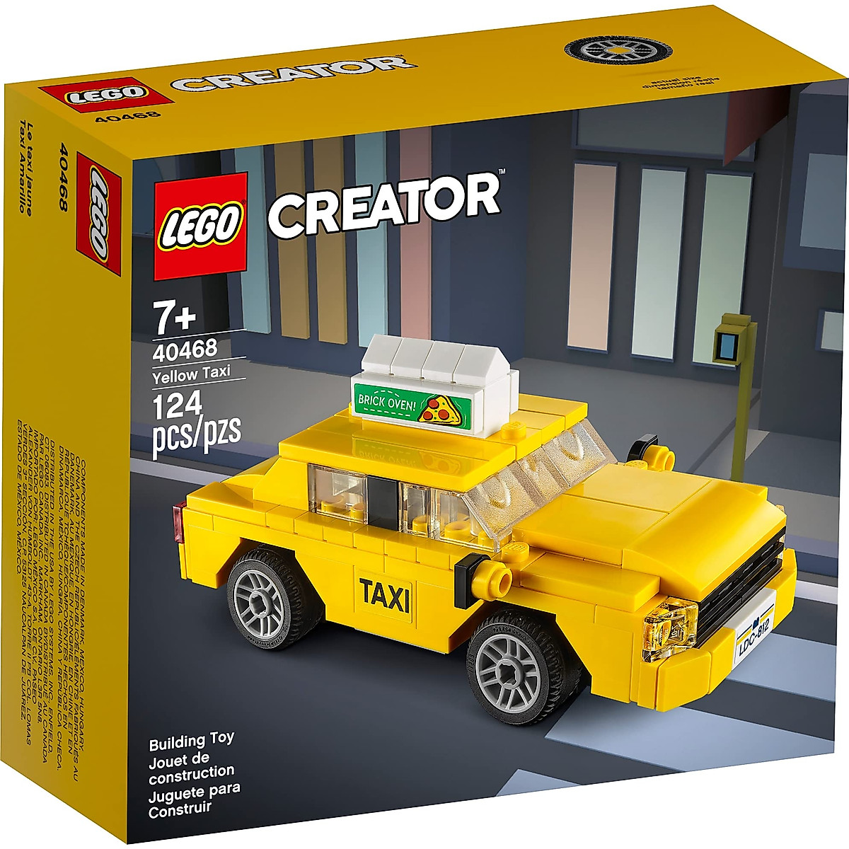 LEGO Creator Yellow Taxi 40468 Exclusive Set