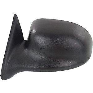 Kool-Vue Driver Side Mirror Compatible with 1997-2004 Dodge Dakota & 1998-2003 Durango Textured Black, Manual Glass, 5 x 7 in. housing - CH1320174