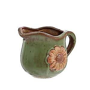 HANABASS Vintage Style Decor Planter Modern Room Office Plants Ceramic Shaped Planting Flower Pots Daisy Events Outdoor Gardening Decorative and Bonsai Cups Ornament Indoor Flowerpots