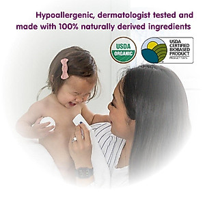 Baby Balm Stick by the Makers of Boogie Wipes, Moisturizes and Soothes from Head to Toe, Hypoallergenic, Naturally Derived, 0.49 oz, Pack of 1