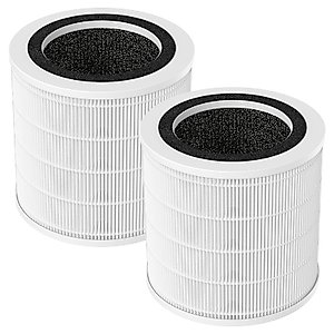2 Pack H7126 Replacement Filter for GoveeLife H7126 Mini Air Purifier, 3-in-1 H13 True HEPA Air Filter for H7126 Air Purifier Filter for Dust, Pollen, Replace Part #H7126-RF