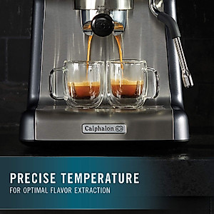 Calphalon BVCLECMP1 Temp iQ Espresso Machine with Steam Wand, Stainless