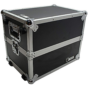 Harmony Audio Case HCLPHWE Rolling Flight Case Wheels & Handle 100 LP Vinyl Records