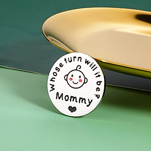 New Mom Gifts for Women, Decision Coin New Dad Gifts for Christmas Fathers Day, Pregnancy Gifts for First Time Moms, Mom to be Gift New Parents Gifts Mothers Day Birthday Present