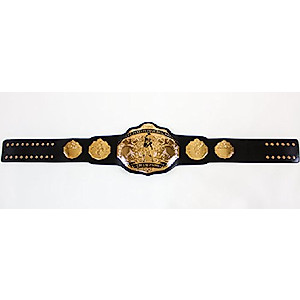 Undisputed Belts Fantasy Football Championship Belt Trophy - Spike (Black/Gold)