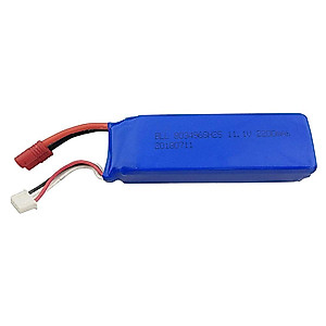 GzxLaY High-Performance Battery Backup 11.1V 2200mah high Rate Lithium Battery for Spare Battery Parts of UDI005 brushless Remote Control Boat Speed Boat