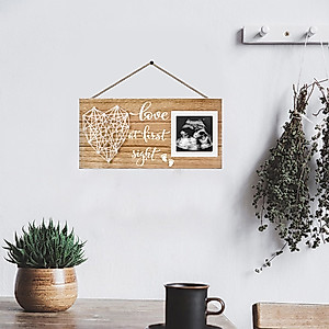 Yasirona TOMENGBEIAABBCC cocomong Ultrasound Picture Frame, Love at First Sight Sonogram Picture Frame for 3x3 Photo, Pregnancy Gifts for First Time Moms, Gender Reveal Gifts, Baby Nursery Decor