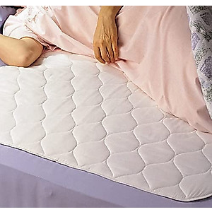 44" X 52" Skid Resistant Waterproof Sheet and Mattress Protector Pad-Highly Absorbent-Machine Washable and Reusable -Quilted (44x52)