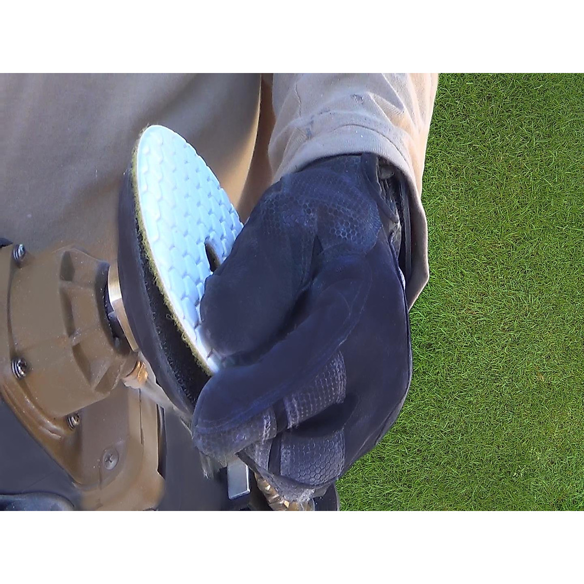 Stadea 5" Rubber Backer Pad/Rubber Backing Pad with Hook and Loop Backing Arbor 5/8" 11