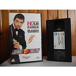 Johnny English - Large Box - Universal - Comedy - Rowan Atkinson - Pal VHS