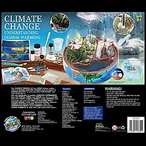 WILD ENVIRONMENTAL SCIENCE Climate Change - Science Kit for Ages 8+ - Real Life Climate Science - Includes Seeds