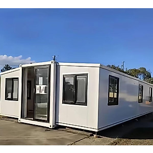 40 ft Mobile Home, Expandable Container House, 3 Bedrooms, One Living Room, One Kitchen, One Bathroom, 12KW Power Consumption Custom Design Container Mobile House Extendable Container House