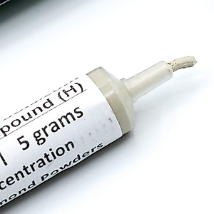 TechDiamondTools Kit of 3 Diamond Polishing Compound Polishing Paste USA Made 4000 8000 50000 Grit for Marble Glass Metal Rock Jewelry Resin Silver Gemstone with 10% of Diamond Powder