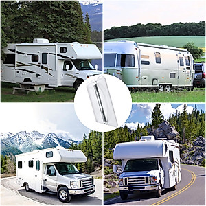Oungy Rv Vent Covers for Roof RV Roof Vent Covers Compatible with 14 x 14 Inch Replacement Roof Vent Cover for Trailer Camper Motorhome, White