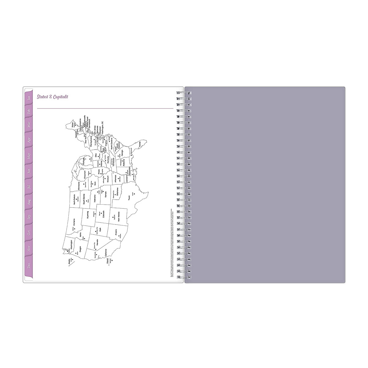 Blue Sky 2023 Weekly and Monthly Planner, January - December, 8.5" x 11", Clear Pocket Cover, Wirebound, Laila (142085)