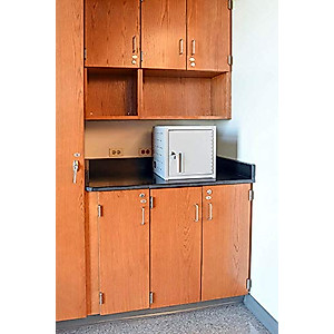 Luxor Office Clasroom Library 8 Tablet Wall / Desk Charging Station - Gray