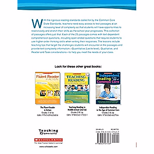 25 Complex Text Passages to Meet the Common Core: Literature and Informational Texts: Grade 7-8