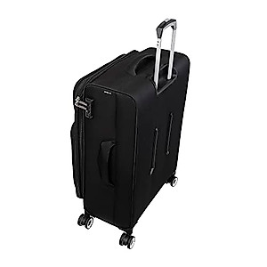 it luggage Intrepid 32" Softside Checked 8 Wheel Expandable Spinner with TSA Lock, Black
