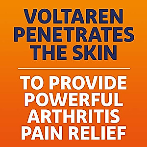 Voltaren Arthritis Pain Gel for Powerful Topical Arthritis Pain Relief, No Prescription Needed - 3.5 oz/100 g Tubes (Pack of 2)