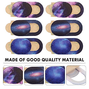 Hemobllo 6pcs Privacy Cover Lens Caps Web Cameras Camera Covers Computer Webcam Covers Web Camera Lens Caps Durable Webcam Covers Professional Webcam Covers Webcam Lens Covesr