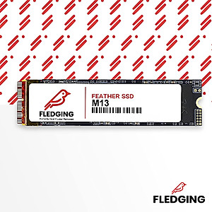 Fledging 256GB Feather M13-S PCIe NVMe Gen 3.0x4 SSD Upgrade – DIY kit & OS Included – Compatible with Apple MacBook Air (2013-2015) & Pro (2013-2016), Mac Mini (2013) & Pro (2014), iMac (2013-2019)