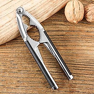 DOITOOL Multitools Nut Shell Opener Nut Crackers Walnut Chestnut Clip Peeler Walnut Plier Heavy Duty Shell Seafood Walnut Opener Tool with Non-Slip Handle for Almonds Hazelnut Crab Opener Macadamia