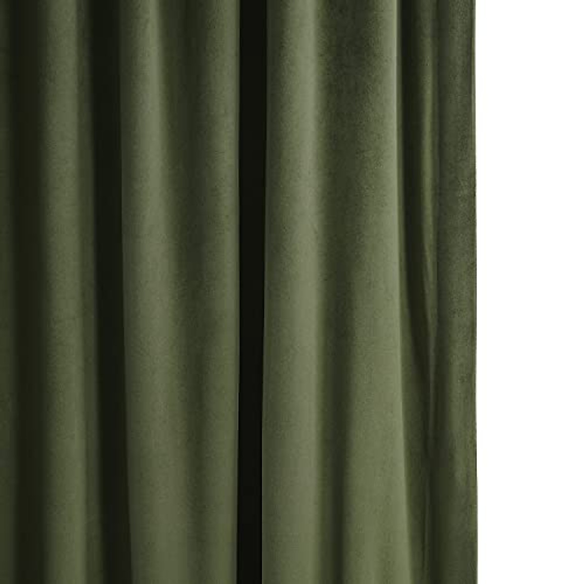 HPD Half Price Drapes Signature Velvet Blackout Curtains For Bedroom 50 X 108 (1 Panel), VPCH-190622-108, Hunter Green
