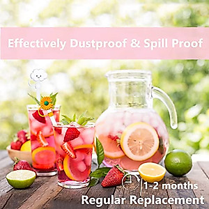 YAYAYOUNG 8Pcs Straw Covers Cap Toppers Compatible with Stanley 30&40 oz Tumbler Cups,Reusable Cute Silicone Straw Tips Lids Protectors for 0.4 in/10mm Stanley Cups Accessories(8PCS)