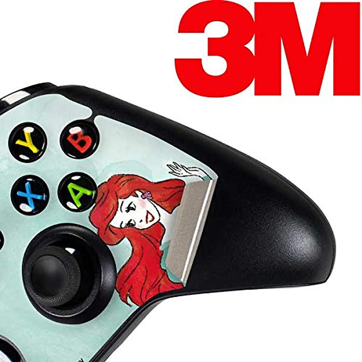 Skinit Decal Gaming Skin Compatible with Xbox One Controller - Officially Licensed Disney Princess Ariel Design