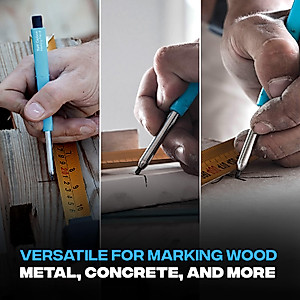 OX Tools Tuff Carbon Marking Pencil Replacement Lead 10-Pack | Basic Graphite Lead