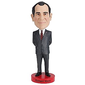 Royal Bobbles Richard Nixon Bobblehead, Premium Polyresin Lifelike Figure, Unique Serial Number, Exquisite Detail