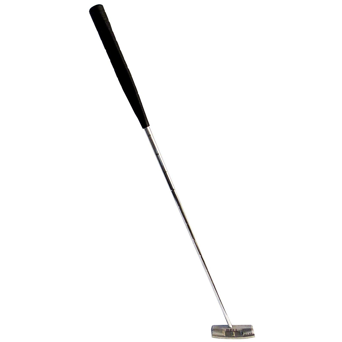 Bell Putters Non/No Offset Golf Putter 360g Polish Chrome Finish Right-Handed/RH with Tacki-mac Jumbo Putter Grip and 34" Shaft | Made in USA