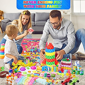 810 PCS Party Favors for Kids, Treasure Box for School Classroom Prize Birthday Gift, Bulk Fidget Sensory Toys, Ideal Gift for Carnival Prizes Stocking Stuffers Pinata Filler,Goodie Bag Stuffers