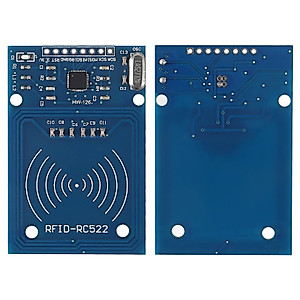 Diitao 5PCS RFID Kit Mifare RC522 Reader Module RF IC Card Sensor Module with S50 White Card+Key Ring
