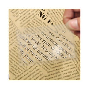 FUCAS Lot of 12 Credit Card Sized Magnifying Lenses. Wholesale Lot - 300% Fresnel Magnifier