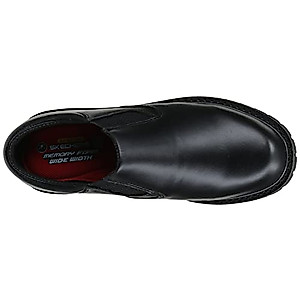 Skechers Men's Work Cottonwood Goddard Slip On, Black - 10 D(M) US