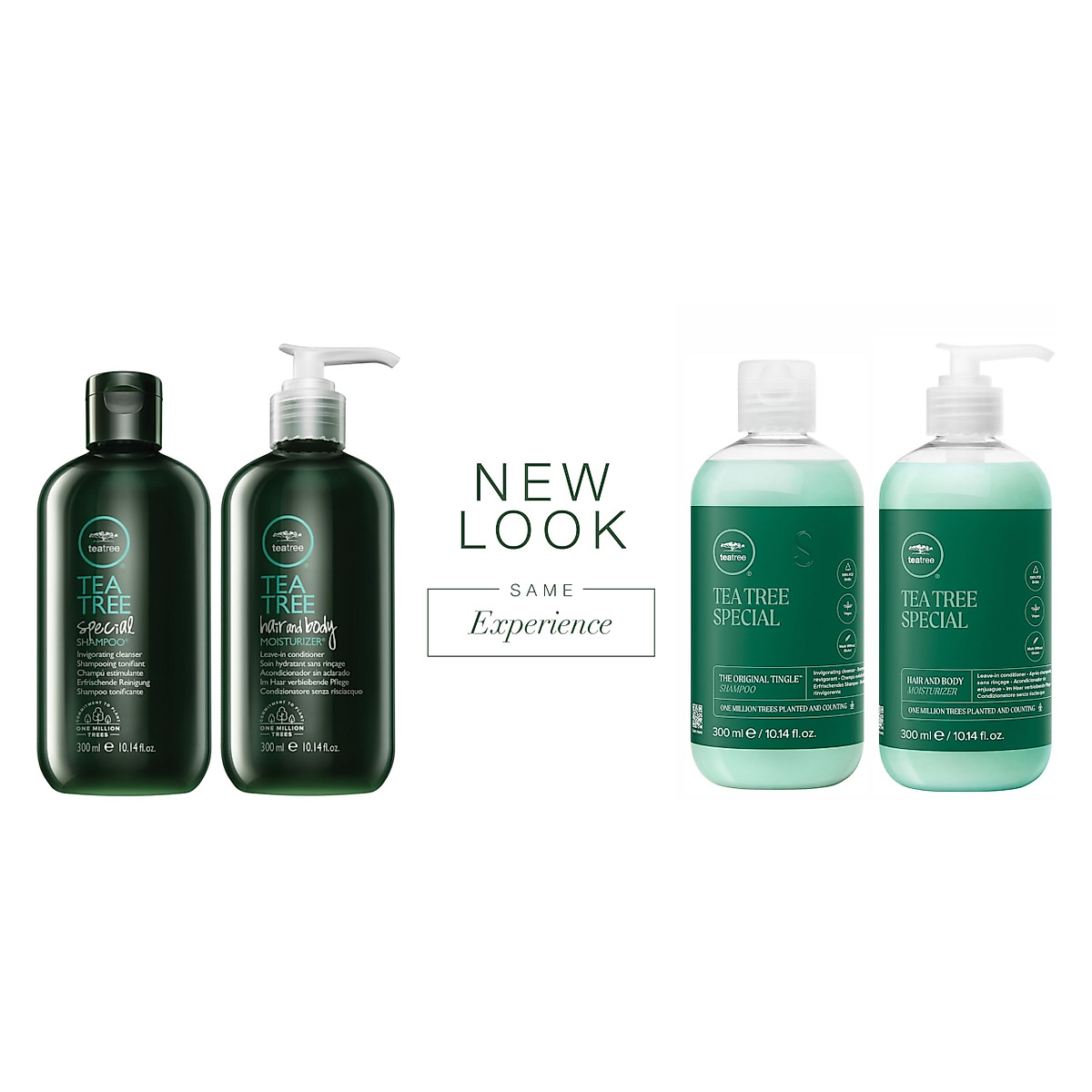 Tea Tree Special Shampoo + Hair and Body Moisturizer Duo, 10.14 fl. oz.