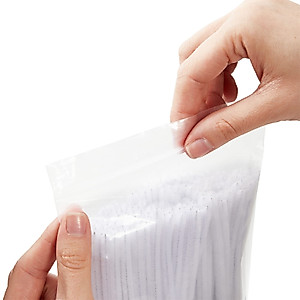 400 Pieces White Pipe Cleaners Chenille Stems (6 mm x 12 inches) DIY Art Creative Craft Decorations