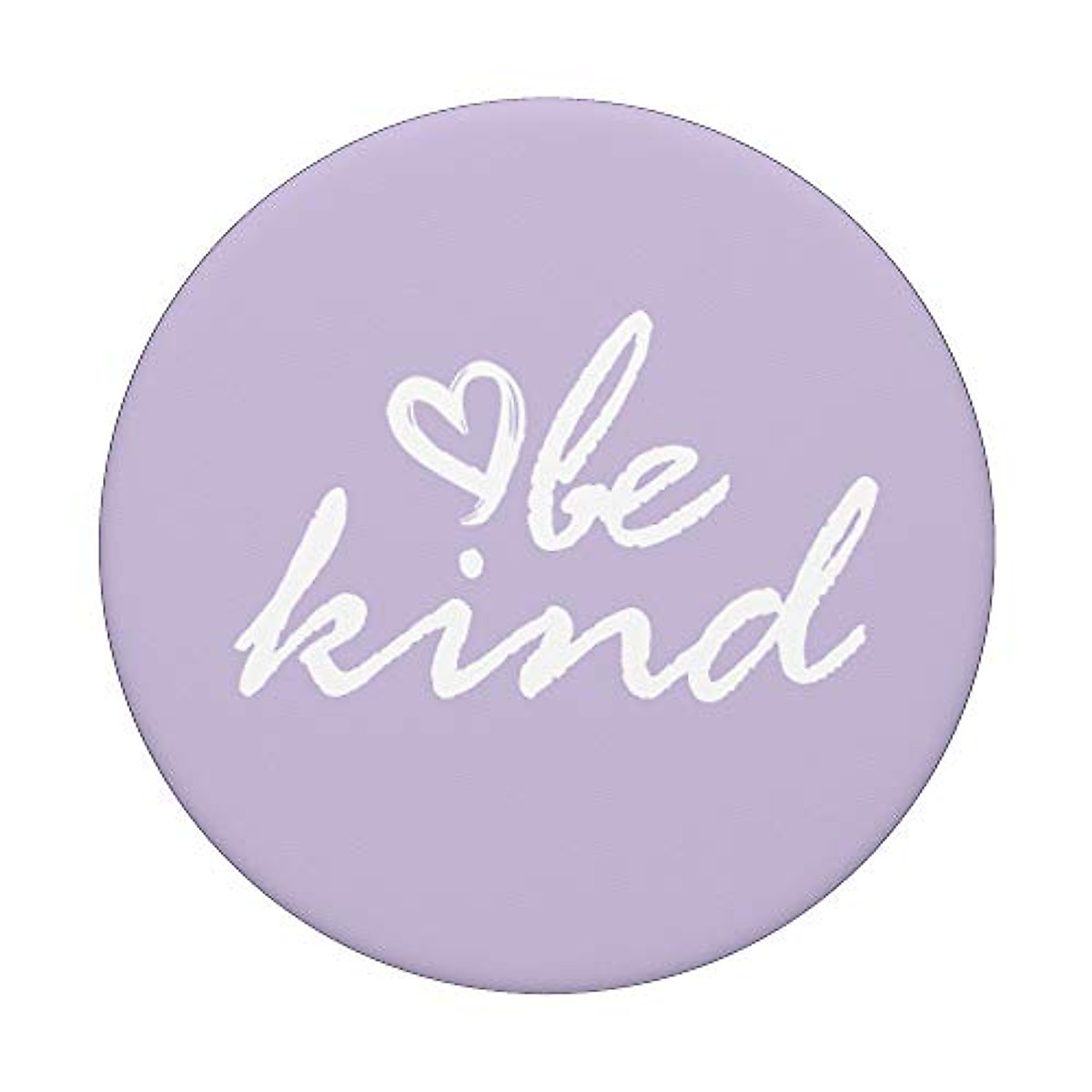 White Be Kind Light Pastel Purple PopSockets Swappable PopGrip