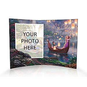 Disney – Tangled – Paper Lanterns – Photo Upload Personalized – Curved Acrylic Print – Thomas Kinkade Studios