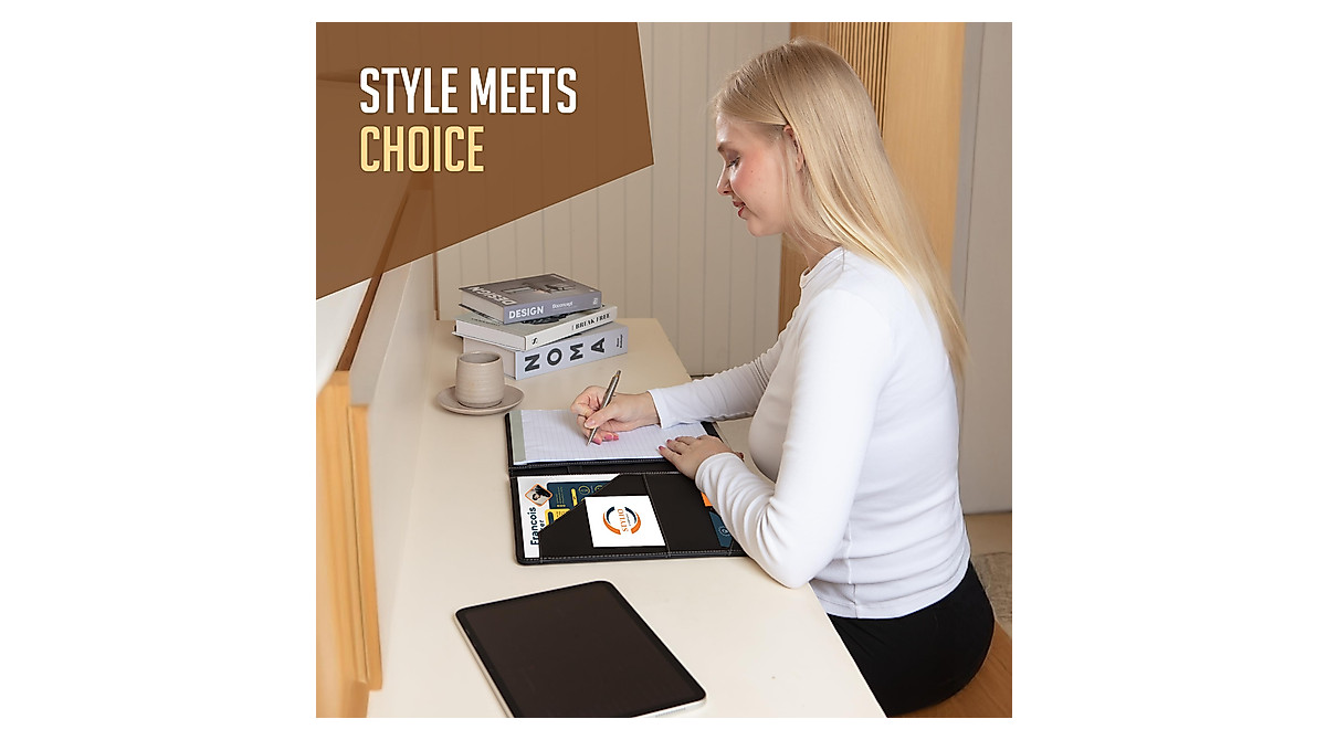 Stylio Padfolio Portfolio Folder - Elegant, Durable & Professional