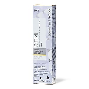Ion Intensive Shine 9NA Very Light Ash Blonde Demi Permanent Creme Hair Color 9NA Very Light Ash Blonde