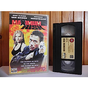 Maximum Risk - Columbia - Action - Ex-Rental - Van Damme - Large Box - Pal VHS