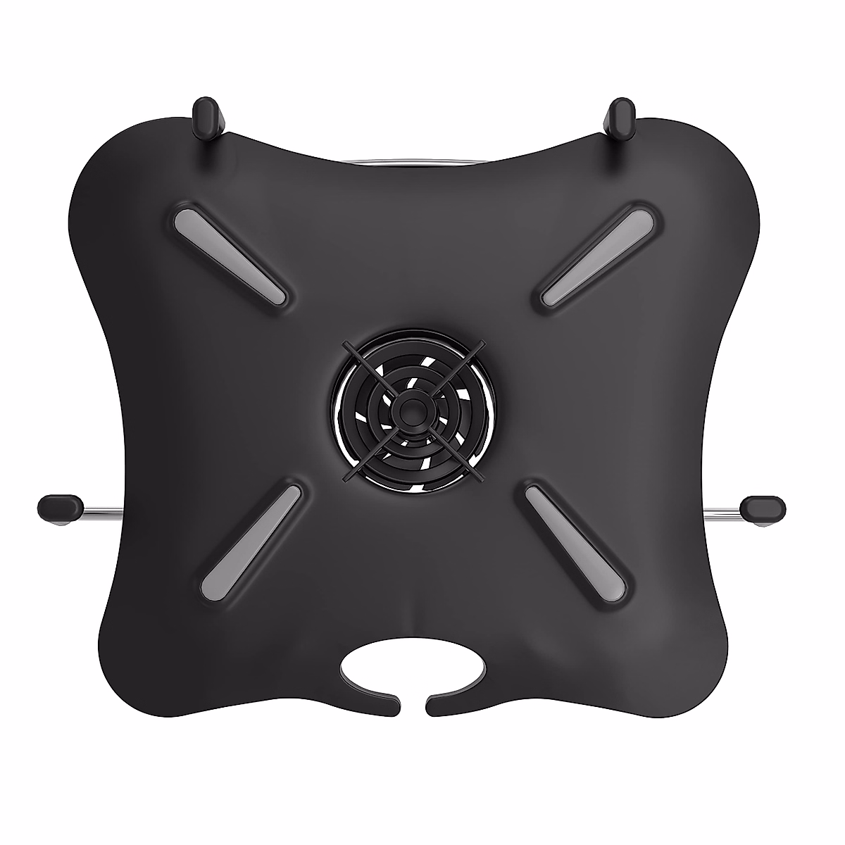 Laptop Cooling Fan Pad – CTA Digital USB-Powered Cooling Pad Fan with VESA-Compatible Laptop Holder for Laptops 7" to 15" - Black (ADD-LTPCF)