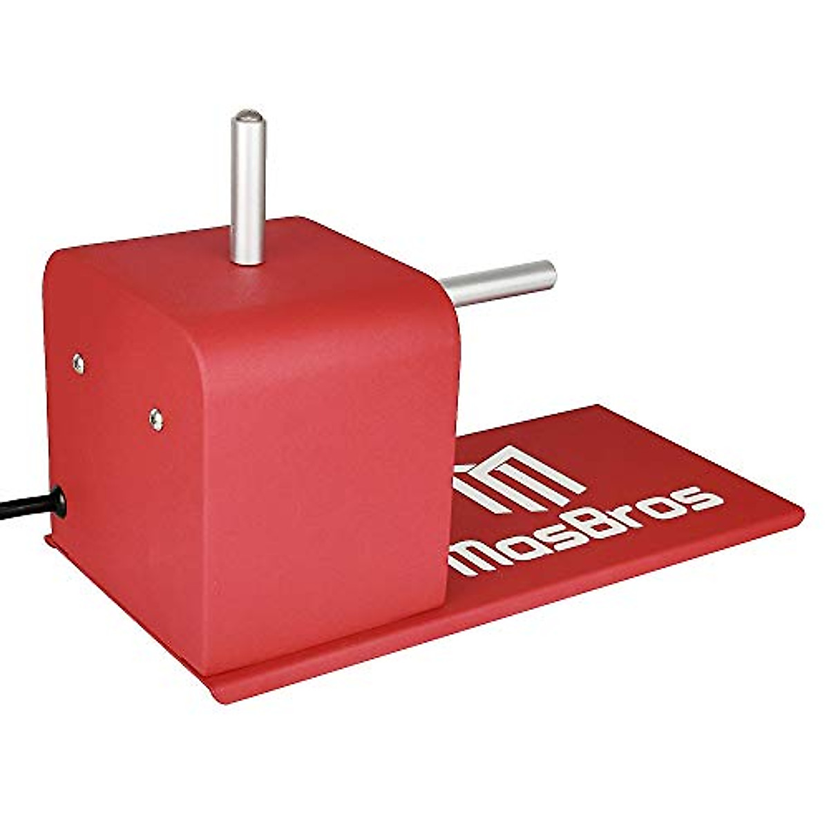 Masbros Cup Turner Fully Assembled All Metal Tumbler Spinner Machine Cup Rotisserie with Metal Bearing for Craft Tumbler （2 arms 4 Foams)