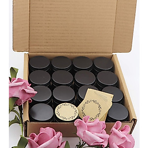 500Pcs Screw Top Aluminum Tin Jars Tins Marking Labels