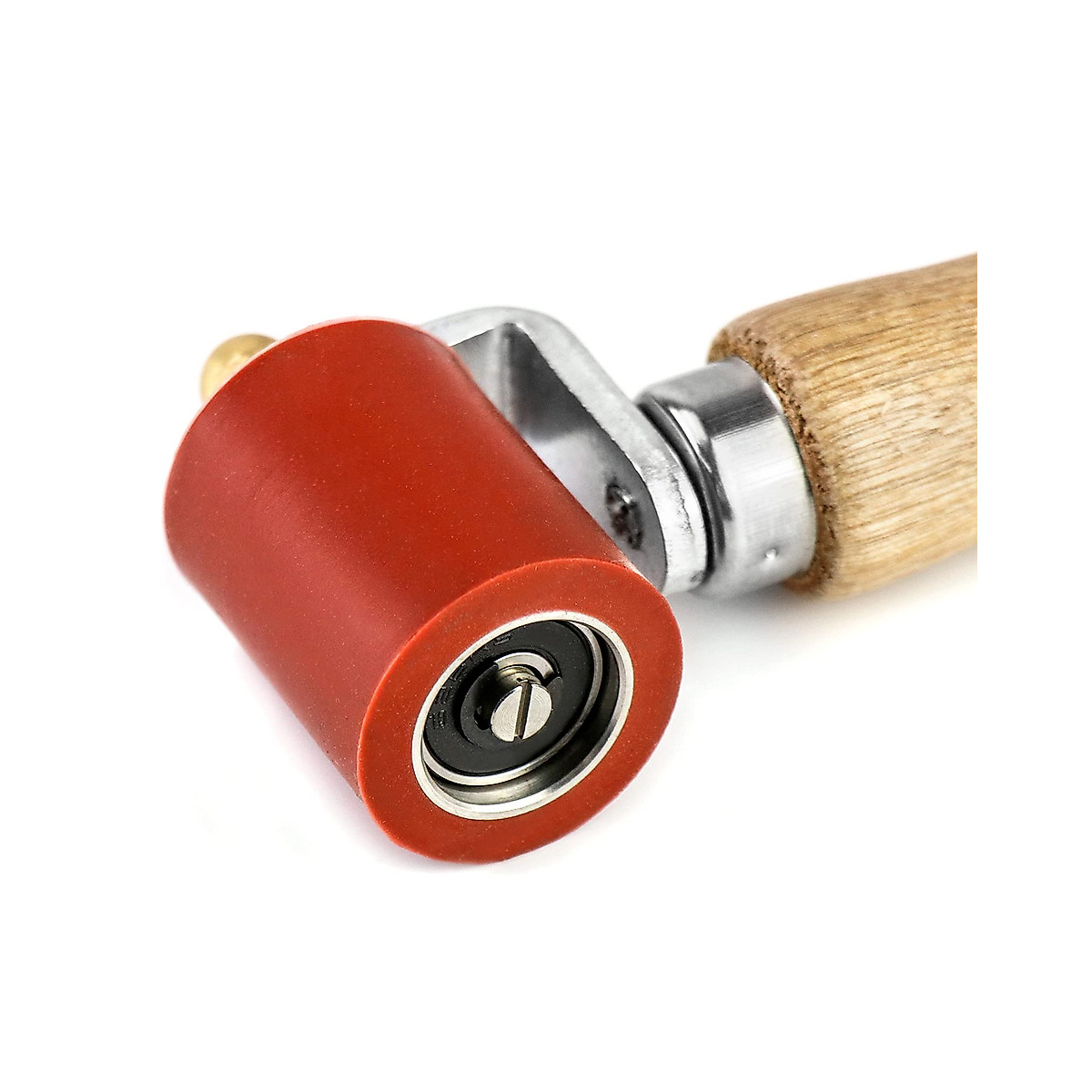 QWORK Seam Roller, 40mm Silicone Seam Roller Wallpaper Seam Roller Smoothing Seam Roller Tool for PVC/TPO/EPDM Single Ply Roofing Tape