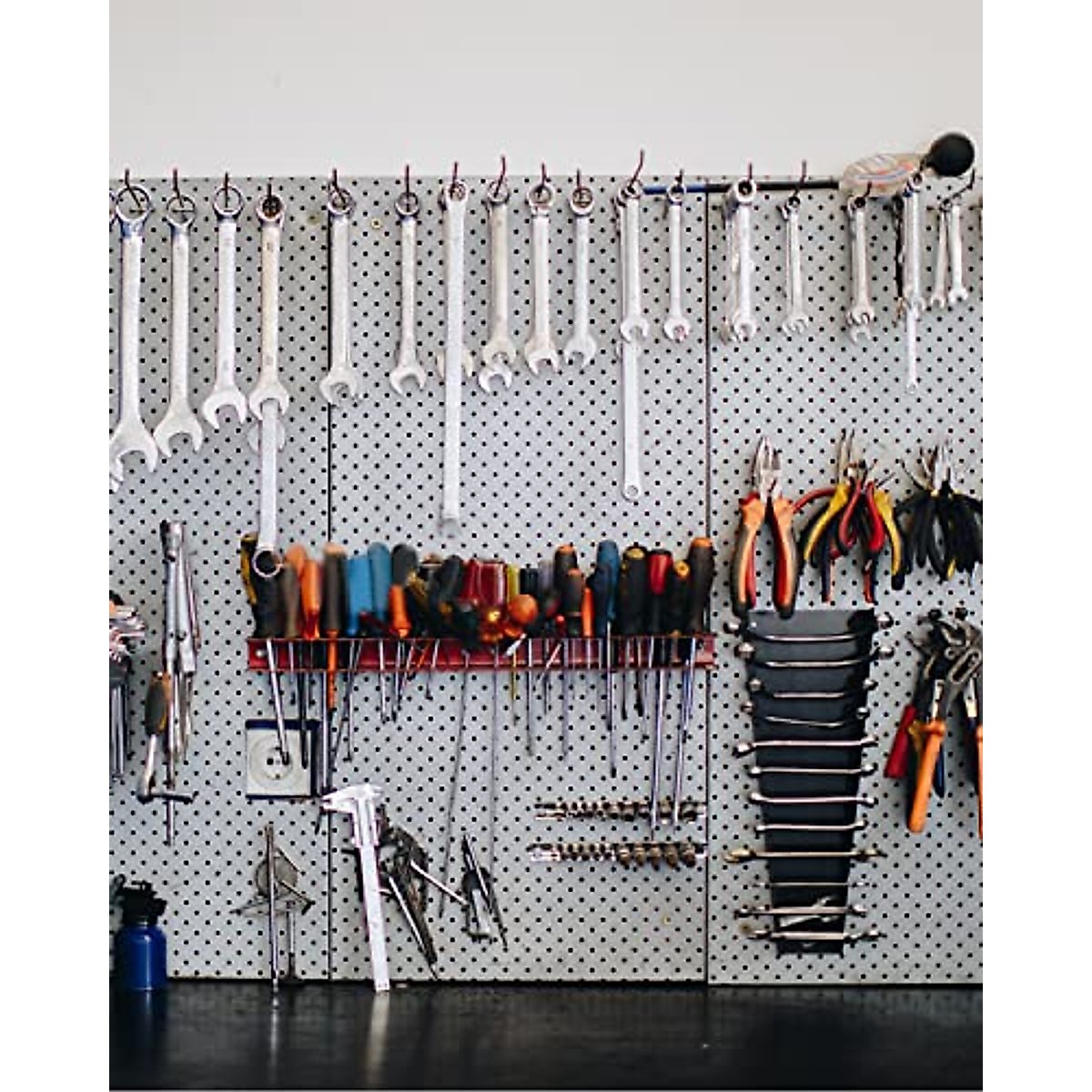 VICRING Small Wrench Set 20 Pcs Mini Wrench Set Metric SAE Ignition Wrench Set Open and Box End Wrench Set Combination Wrench Sets with Storage Pouches and Key Chains, 4mm-11mm & 5/32"-7/16" (Silver)