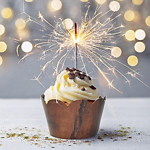 Wood Grain Cupcake Wrapper, Woodland Wood Themed - Wild One Birthday Decoration, Nature Cupcake Party Decor Supplies for Baby Shower, Brunch, Wedding, Dessert Skirtz-Confetti Couture (36)