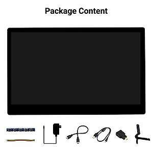 waveshare 11.6inch Capacitive Touch LCD Screen Compatible with Raspberry Pi4B/3B+/3A+/2B/B+/A+/Zero/Zero W/WH/Zero 2W CM3+/4 1920×1080 Resolution HDMI IPS Supports Jetson Nano/Windows